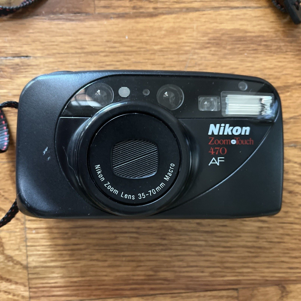 NIKON Zoom Touch 470 AF 35mm Film Camera - Powers On | eBay