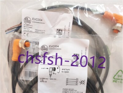 1 PCS NEW IN BOX IFM Connecting cable EVC004 | eBay