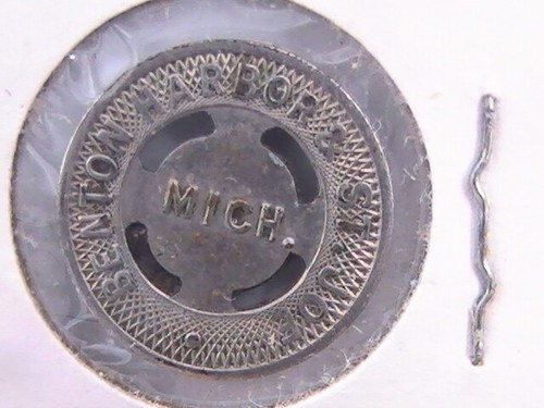 TRANSIT TOKEN MICHIGAN BENTON HARBOR & ST JOE MICH GOOD FOR ONE FARE | eBay