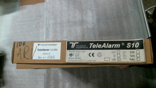 Telectronic TeleAlarm S10/ARU S10 Alarm Receiving Unit SB.010.F1 | eBay