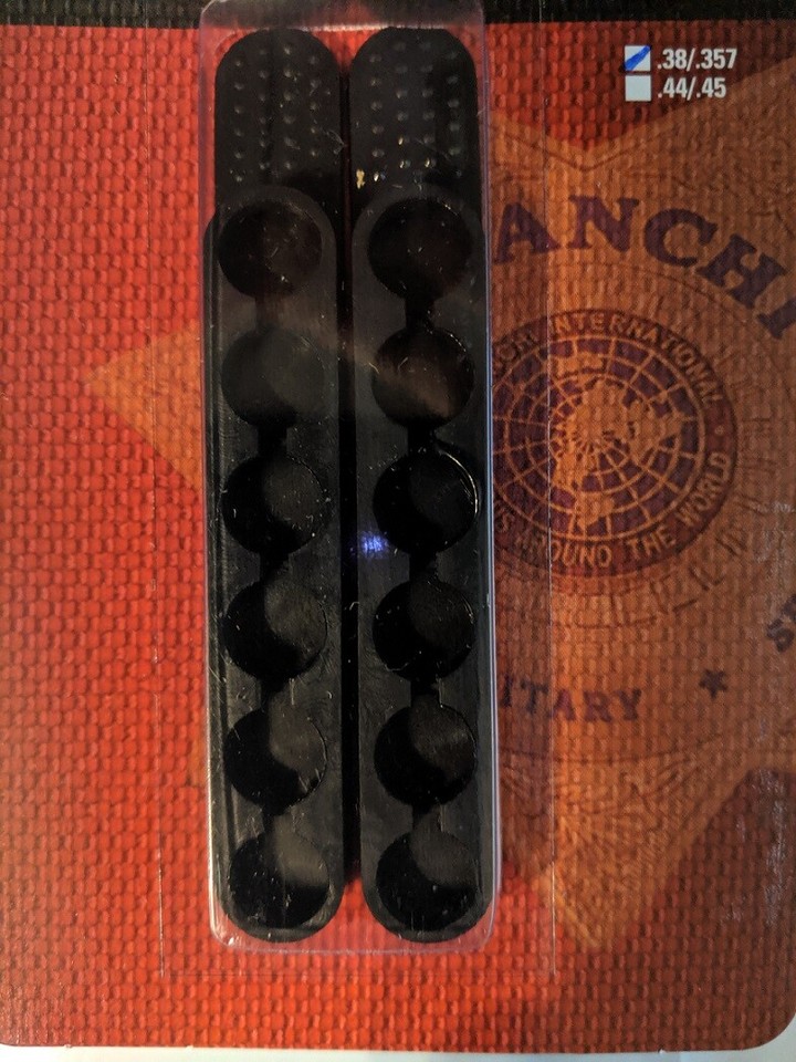 Bianchi Speed Strips Loader .38 / .357 - Set of 2 each holds 6 Rounds ...