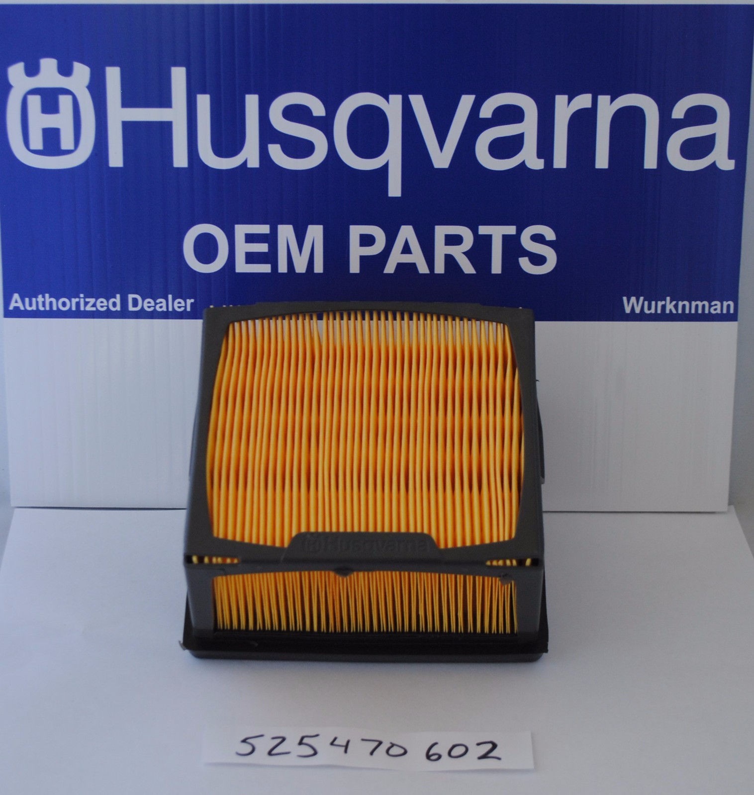 5 pack OEM Husqvarna / Poulan and CRAFTSMAN AIR FILTERs 525470602 ...