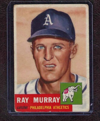 1953 Topps #234 Ray Murray, Philadelphia Athletics, High #, VG! | eBay