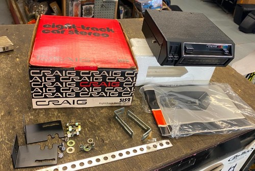 CRAIG 3152 8 Track Car / Truck Stereo Player MINT IN ORIGINAL BOX Brand ...