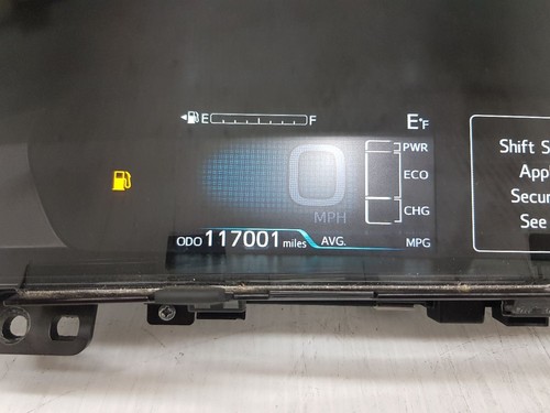2016-2022 TOYOTA PRIUS SPEEDOMETER PRE-CRASH SYSTEM 117001 MILES 83800 ...
