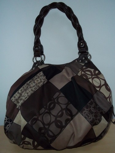 Women's Strada Purse Hobo Style Multi Textured Gold & Brown With ...