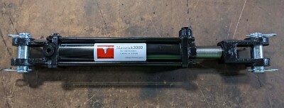 2" Bore x 8" ASAE Stroke Tie-rod Hydraulic Cylinder- 1.125" Rod, 3000 ...
