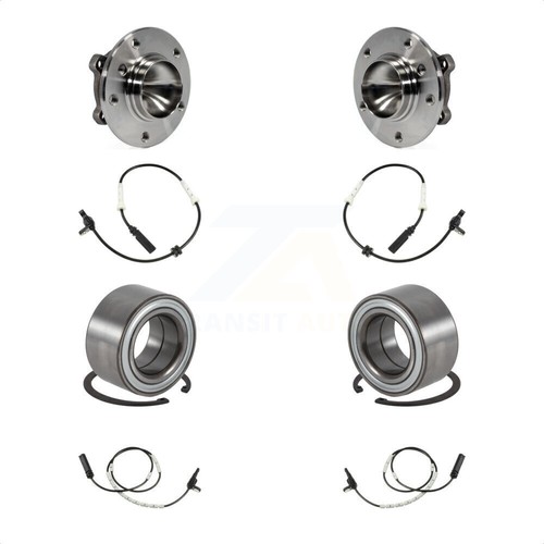 Front Rear Wheel Bearing ABS Sensor Kit For 2012 BMW 328i 2.0L with 4 ...