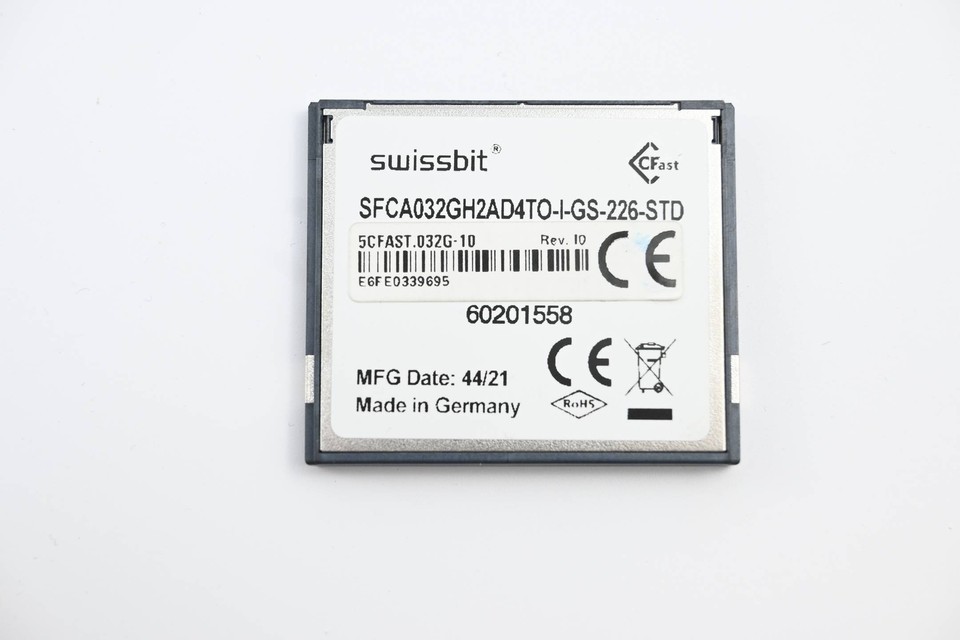 Swissbit CFast Card 32GB SFCA032GH2AD4TO-I-GS-226-STD B&R 5CFAST.032G ...