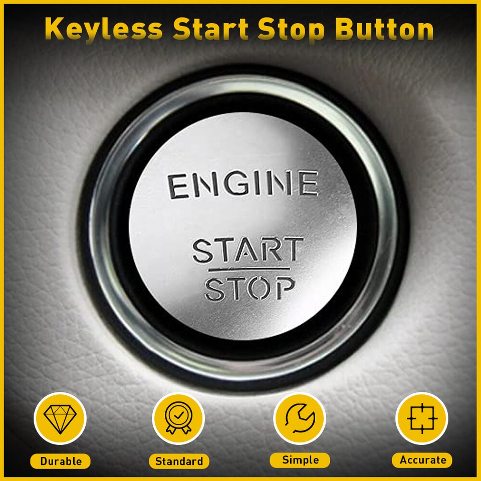 FIT MERCEDES BENZ PUSH TO START BUTTON KEYLESS GO ENGINE START STOP ...
