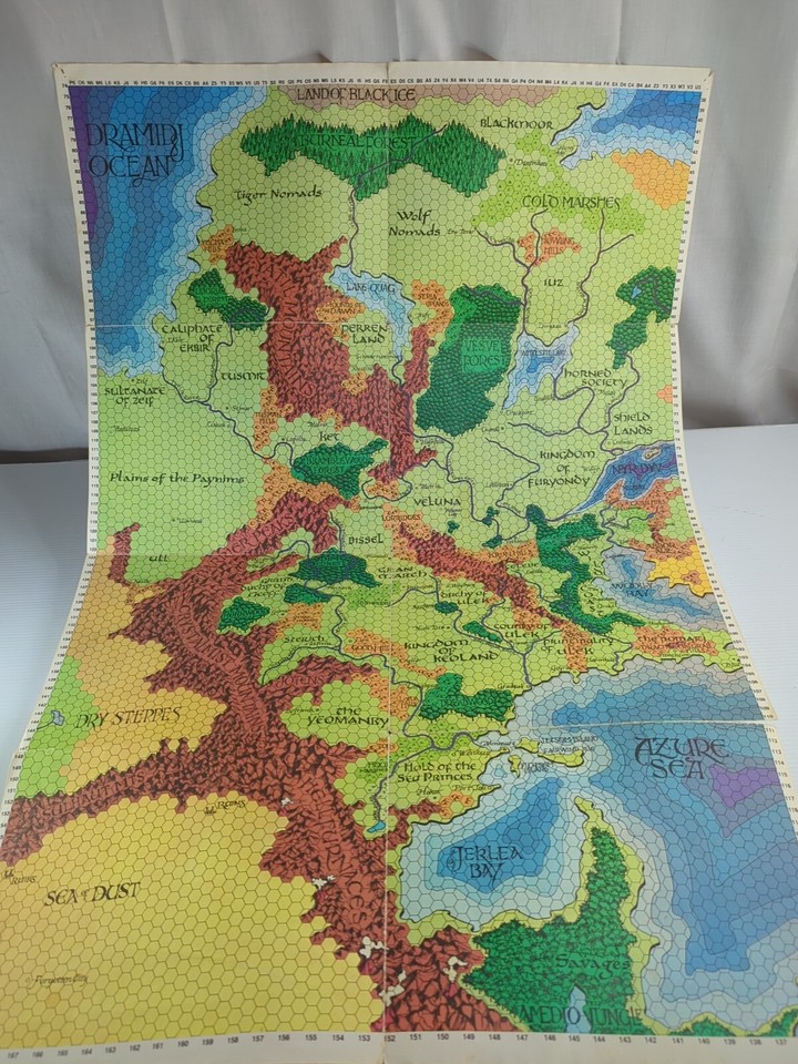 World Of Greyhawk Fantasy Game Setting BOX SET DUNGEONS & DRAGONS AD&D ...