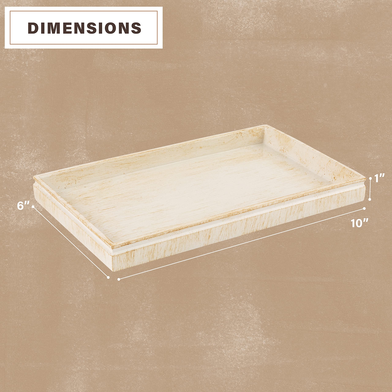 Rustic Luxe Decorative Coffee Table Tray Decor Tray For Elegant Rustic ...