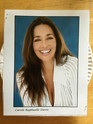 Carole R Davis original vintage talent agency headshot photo #1 with ...