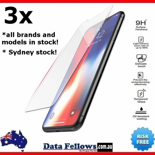 Xiaomi Mi A3 3pcs Tempered Glass Screen Protector LCD 9H Xiao Mi Red ...