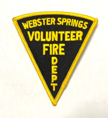 WEBSTER SPRINGS VOLUNTEER FIRE DEPARTMENT WEST VIRGINIA PATCH (FD 4) | eBay