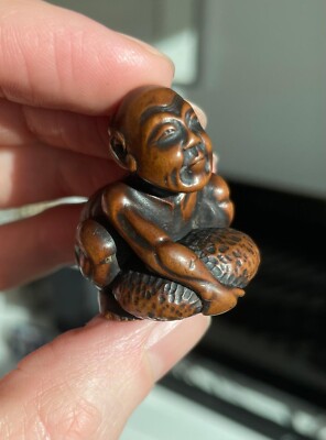 Netsuke - Meiji Japanese Genuine Antique Netsuke