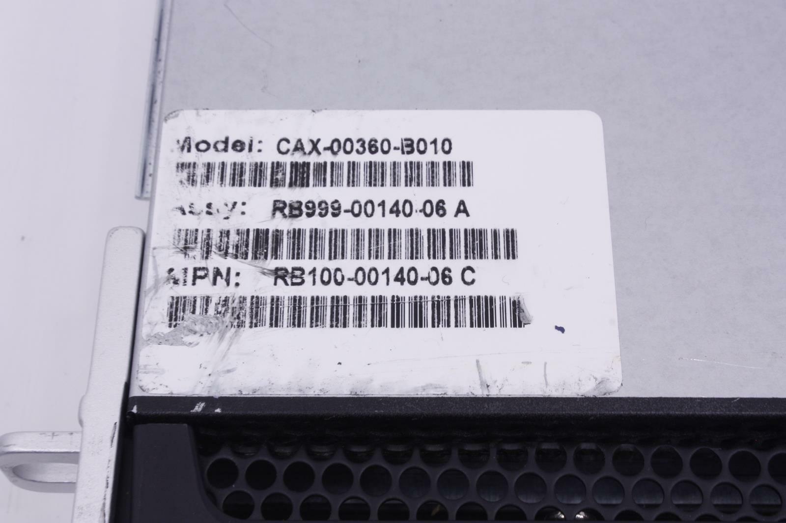 RIVERBED 1UACA Storage Array Model: CAX-00360-B010 MPN: RB100-00140-06 ...