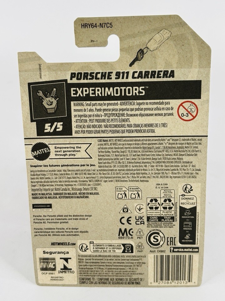 2024 Hot Wheels Porsche 911 Carrera Keychain (Silver) | eBay