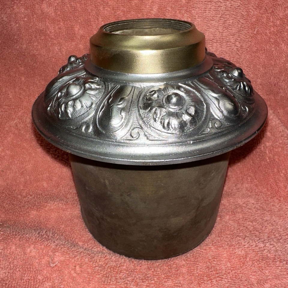 Fancy Antique Oil Lamp Font for Hanging Oil Lamp or Banquet Lamp c1895 ...