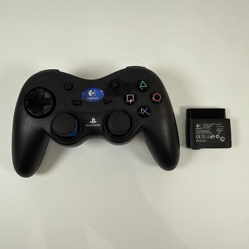 Logitech PlayStation 2 PS2 Wireless Controller w/ Receiver Dongle ...