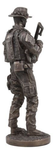Large Modern Military Marine Sniper Soldier Statue 13"Tall Marksman ...