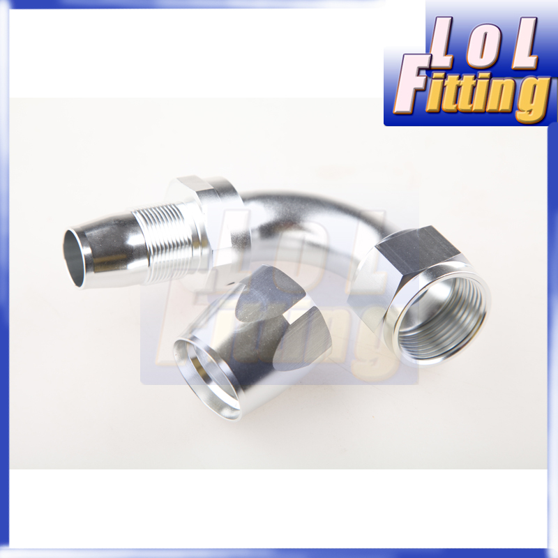 -16 AN 16AN AN16 90 Degree Swivel Hose End Fitting Adaptor Aluminum ...