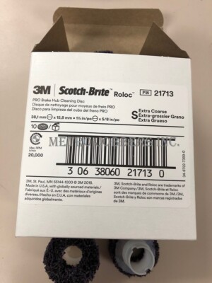 3M 21713 Scotch-Brite Roloc Brake Hub Cleaning Disc, Extra Coarse ...