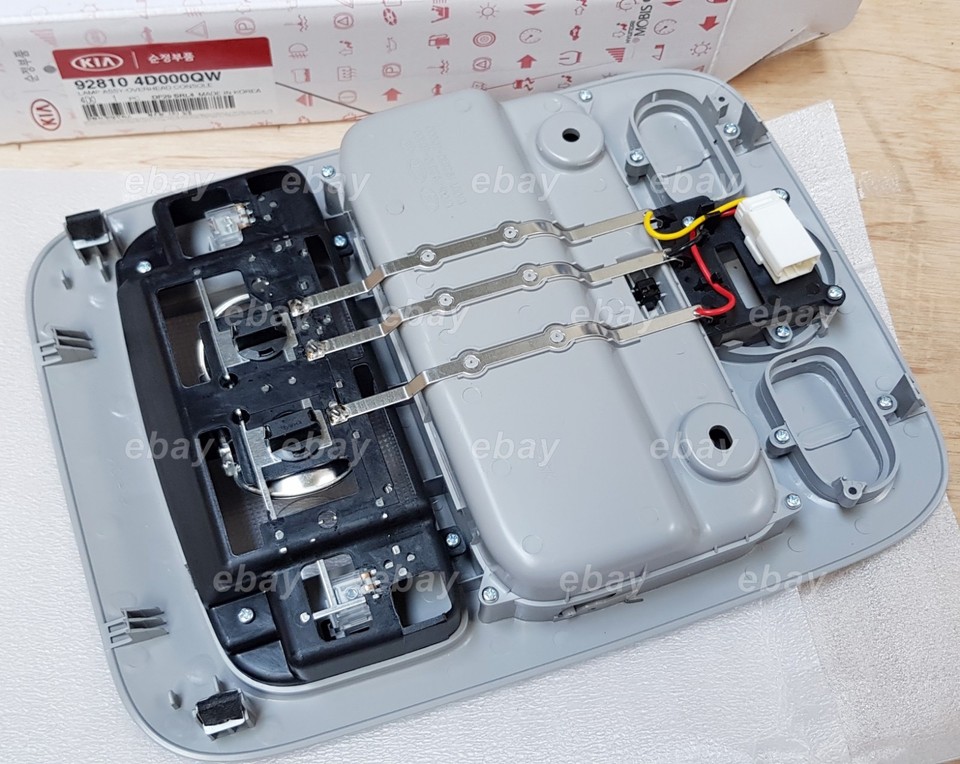 2006-2010 Hyundai Entourage Overhead Console Lamp Gray | 928104D000QW ...