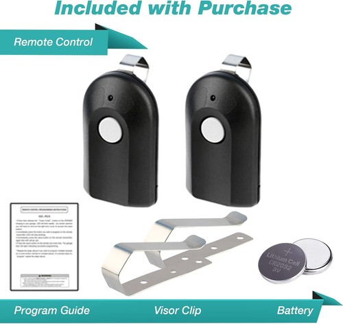 2pcs Garage Door Opener Control Remote For Genie Intellicode Model ...