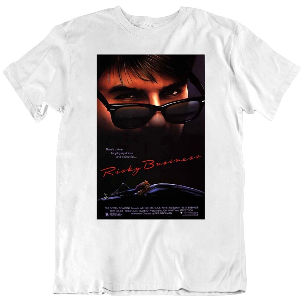 Risky Business Retro Movie Poster Fan T Shirt | eBay