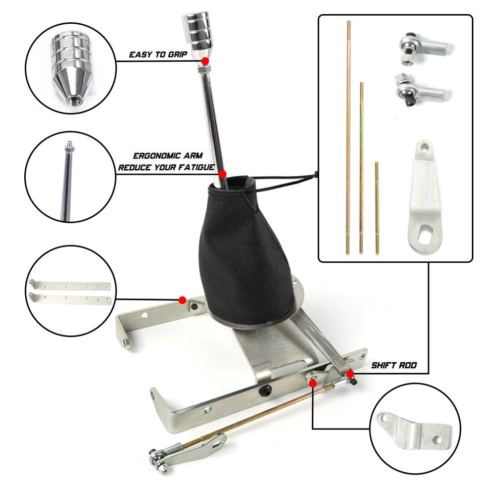 12" Stick Transmission Shifter Kit Turbo Automatic Shifter Complete For ...