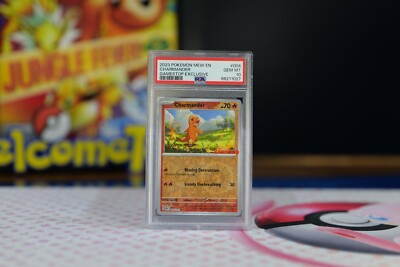 Charmander - (GameStop Exclusive) 004/165 Reverse PSA GEM MT 10 | eBay