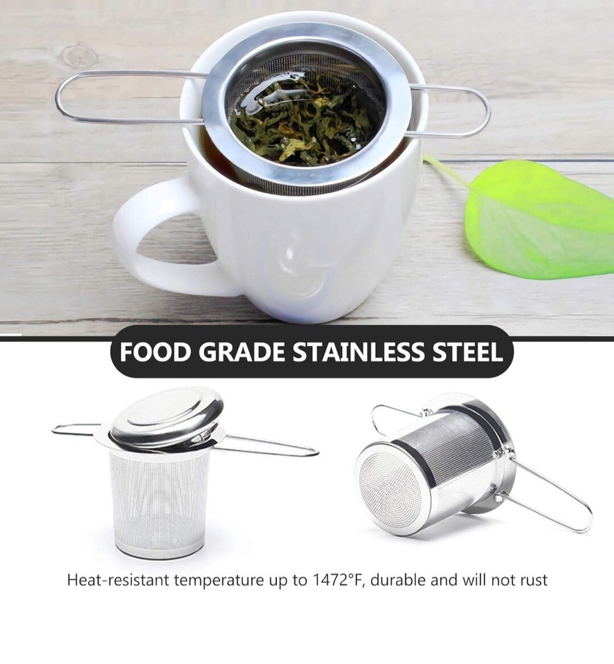 Tea Infuser, Stainless Steel Tea Steeper Fine Mesh Filter | eBay
