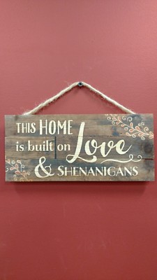Brand New! P. Graham Dunn Wooden board rustic hanging motto Free ...