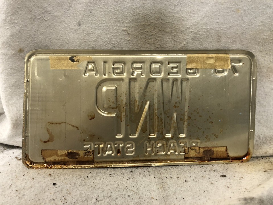 Vintage 1976 Georgia Vanity License Plate “WNP” | eBay