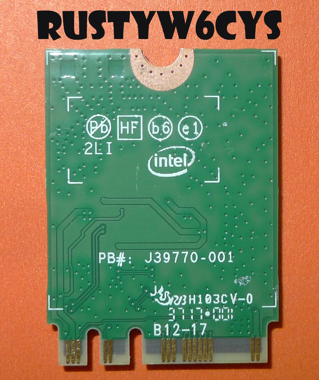 Alienware 17 R5 Intel 9260NGW Killer 1550 Wireless Bluetooth Card A00 ...