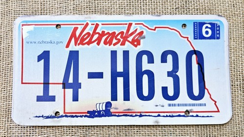 Nebraska License Plate 2006 14-H630 Car Tag | eBay