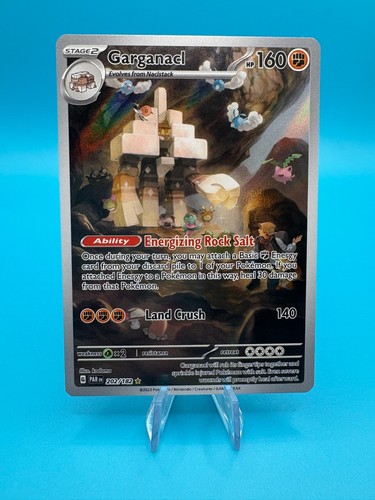 Pokemon Card Garganacl 202/182 Paradox Rift Holo Illustration Rare NM ...