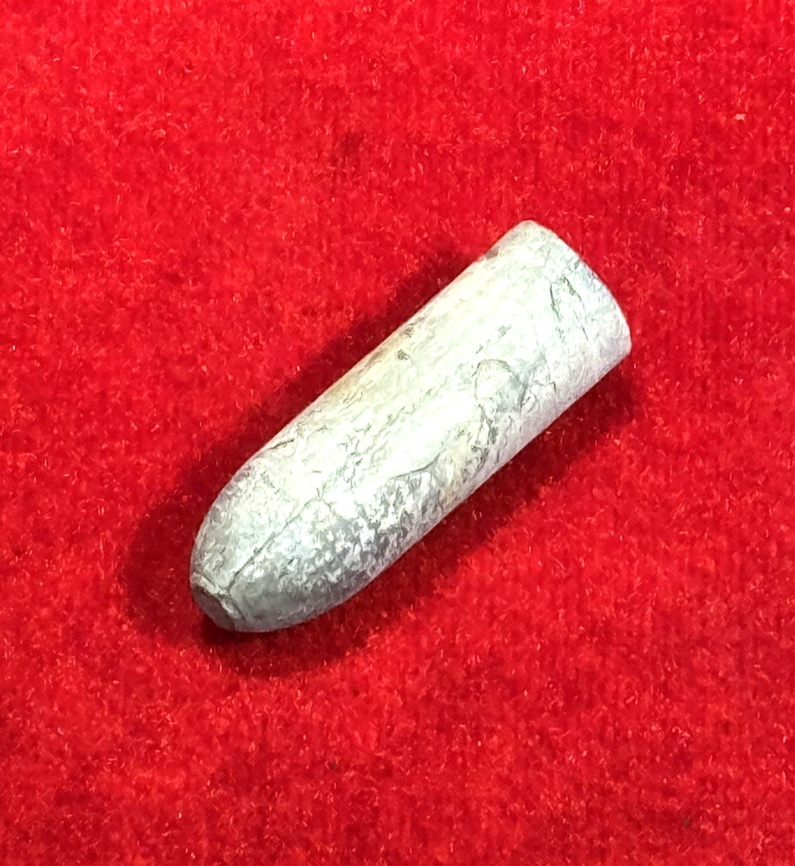 SCARCE CIVIL WAR WHITWORTH 45 CALIBER ROUND BULLET FOUND AT DEVIL'S DEN ...