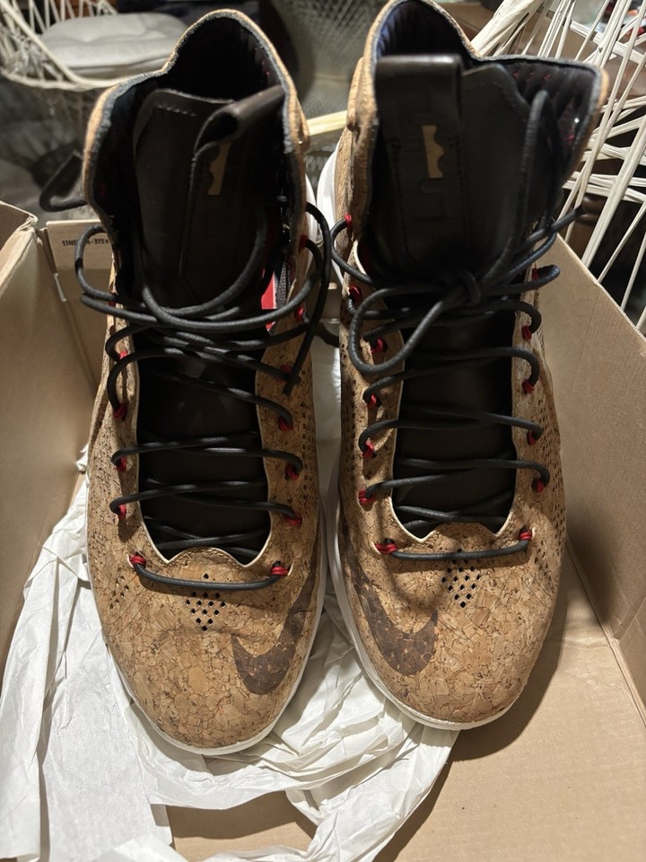 Size 12 - Nike LeBron 10 EXT QS Cork TRIED On 823233690912| eBay