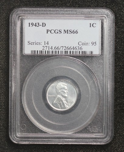 1943-D Steel Wheat Cent PCGS MS66 5NND | eBay