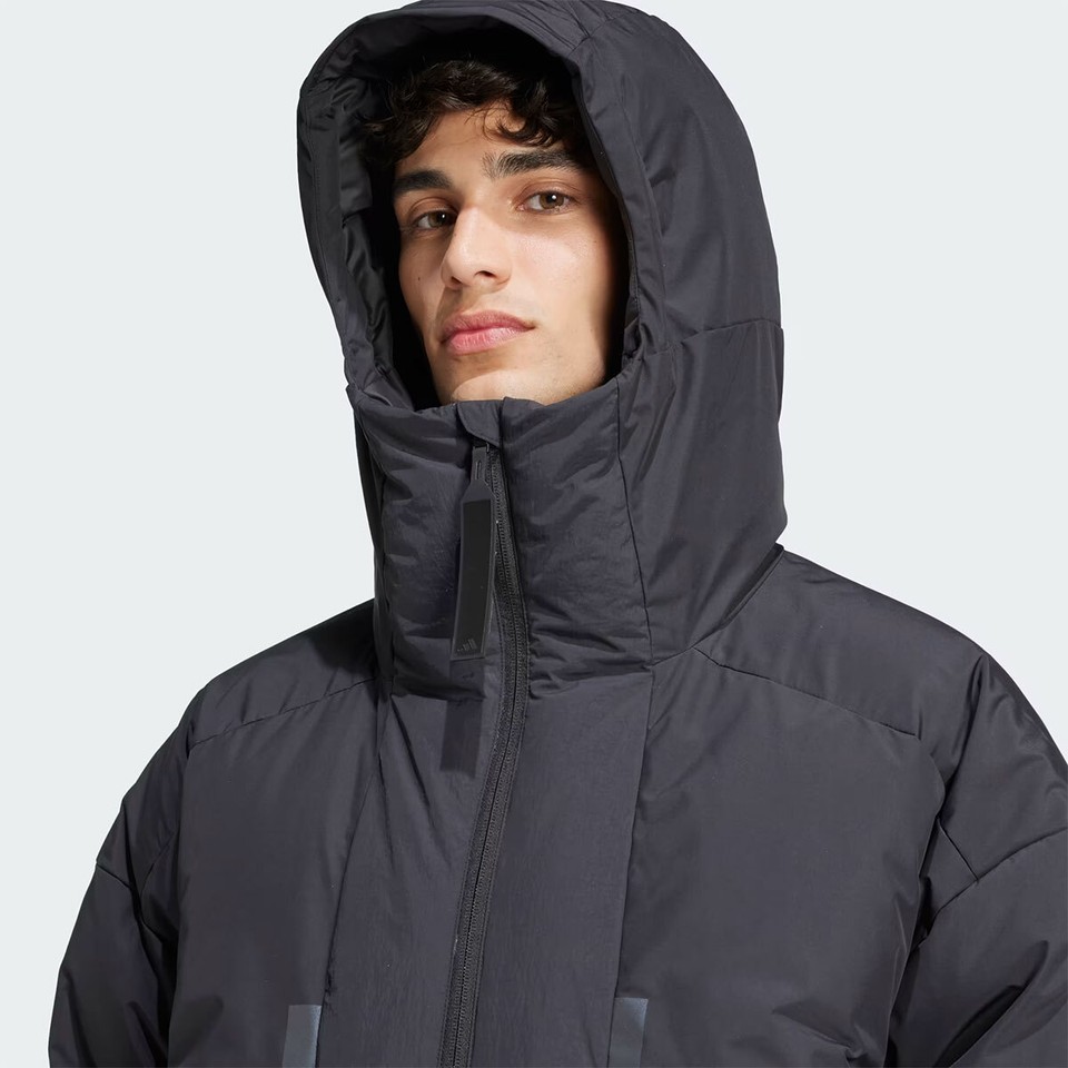 New Adidas Mens MYSHELTER DOWN PARKA IS9049 BLACK S-3XL ASIAN FIT TAKSE ...