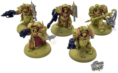 DEATH GUARD 5 Blightlord Terminators #1 Warhammer 40K | eBay