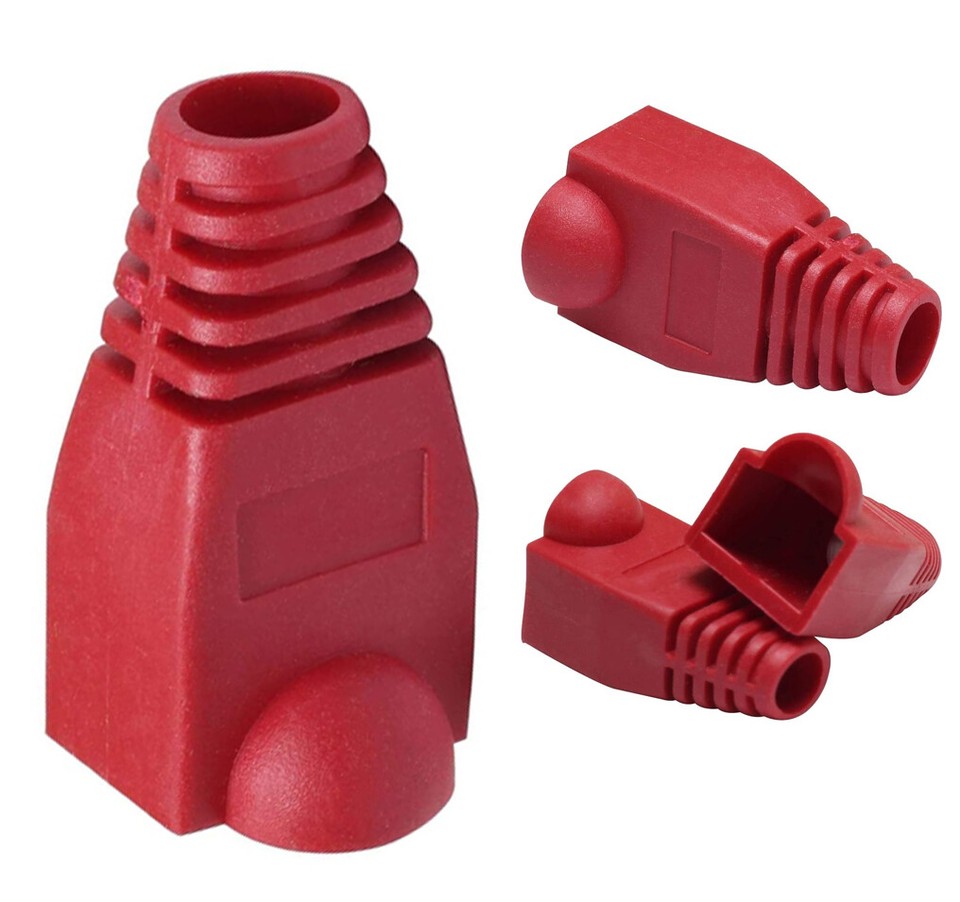 RJ45 UTP GOLD PLATED PASSTHROUGH CAT6 CAT5e NETWORK CABLE CONNECTOR ...