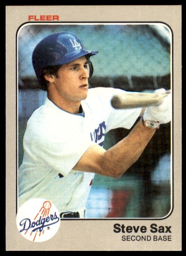 Steve Sax 1983 Fleer Card# 220 | eBay