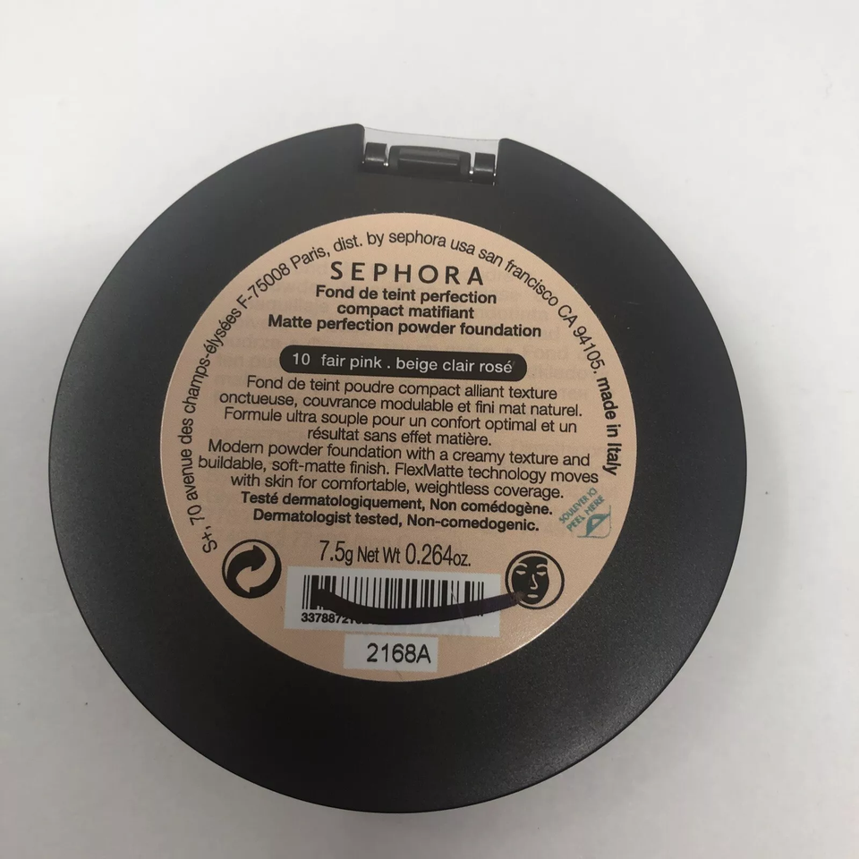 SEPHORA Matte Perfection Powder Foundation-Pick Shade-New, Sealed Full ...