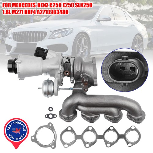 OEM Turbo for Mercedes Benz SLK250 C250 E250 1.8L 2012 2013 2014 2015 ...