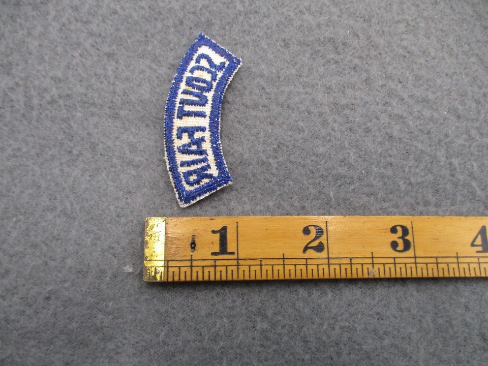 Vintage Scout Fair Segment Patch Boy Scouts BSA Tab S4, | eBay