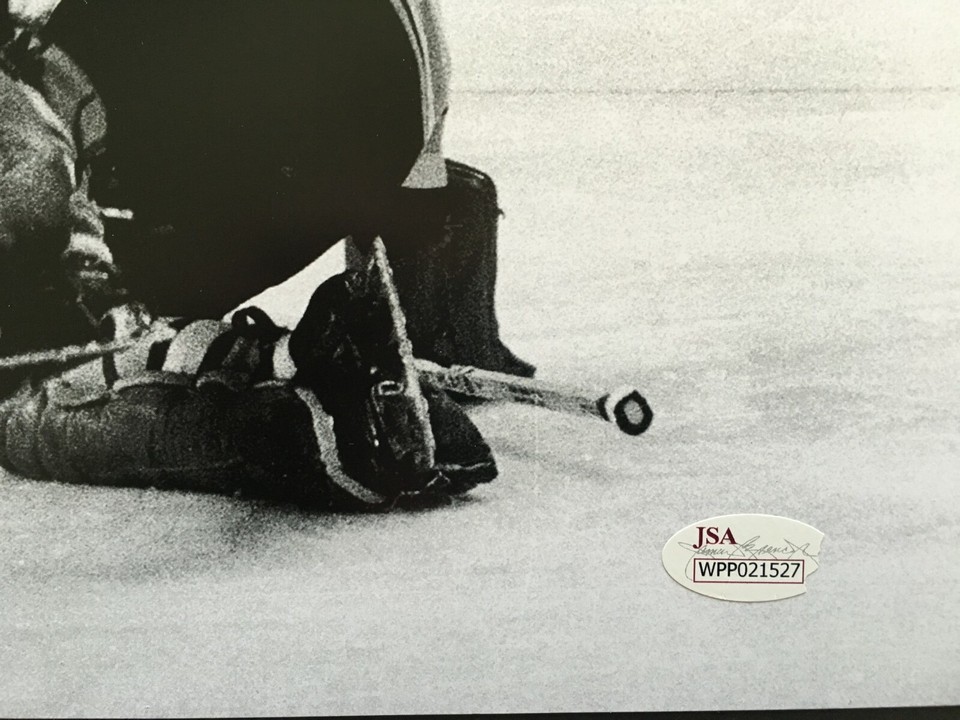 GERRY CHEEVERS / DEREK SANDERSON AUTOGRAPHED 11X17 PHOTO J.S.A ...