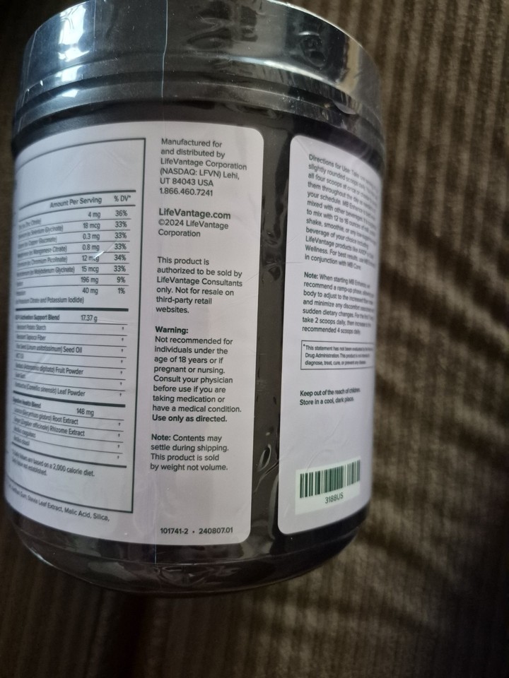 LifeVantage MB Enhance Vanilla Drink Mix-in 30 Servings. Sealed | eBay